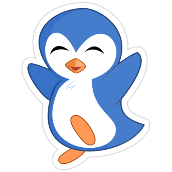 Happy Feet Dancing Penguin Stickers By Hometimeart Redbubble
