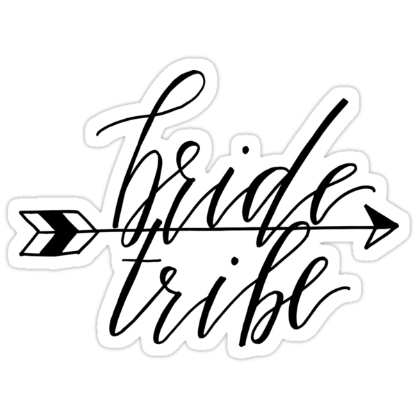 Bride Tribe Stickers By Lauren Didlake Redbubble
