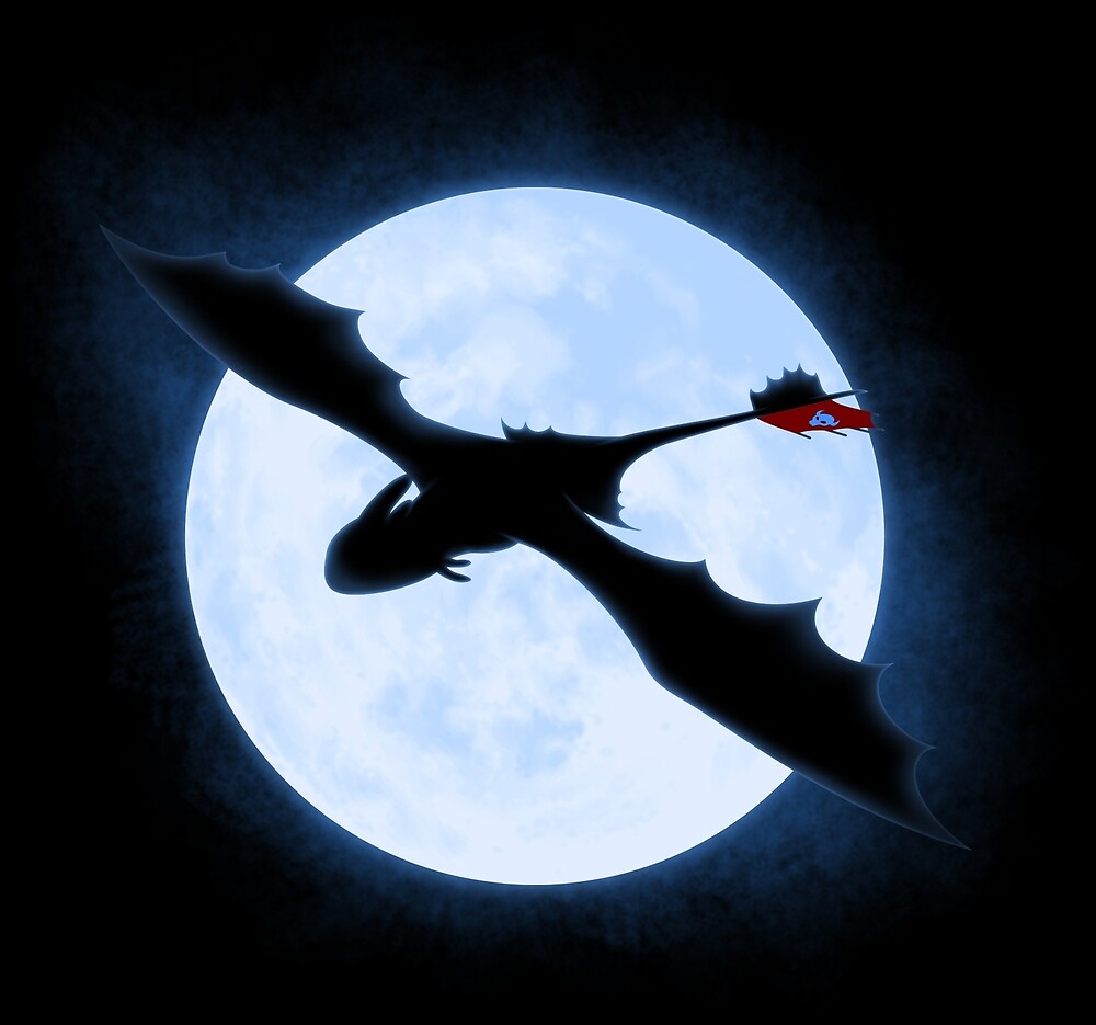 Full Moon Dragon By Mauroperoni Redbubble