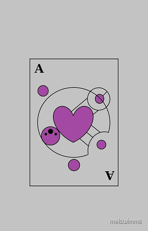 Ace Of Hearts Asexual Pride Greeting Cards By Melswimms Redbubble