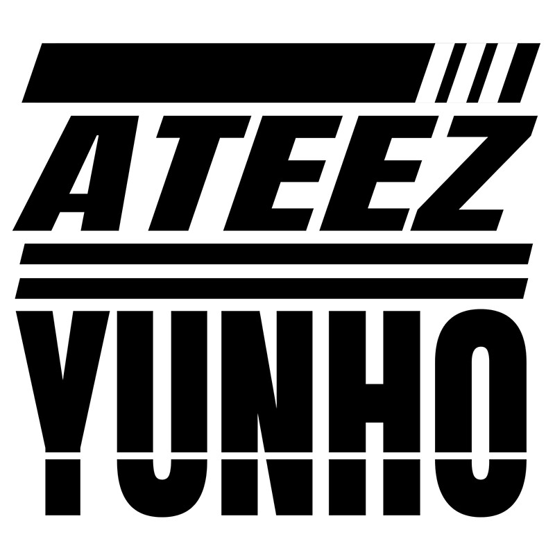 "ATEEZ Atiny KPOP Jeong Yunho Yun-Ho Logo Fan Design " by M3G4MERCH ...