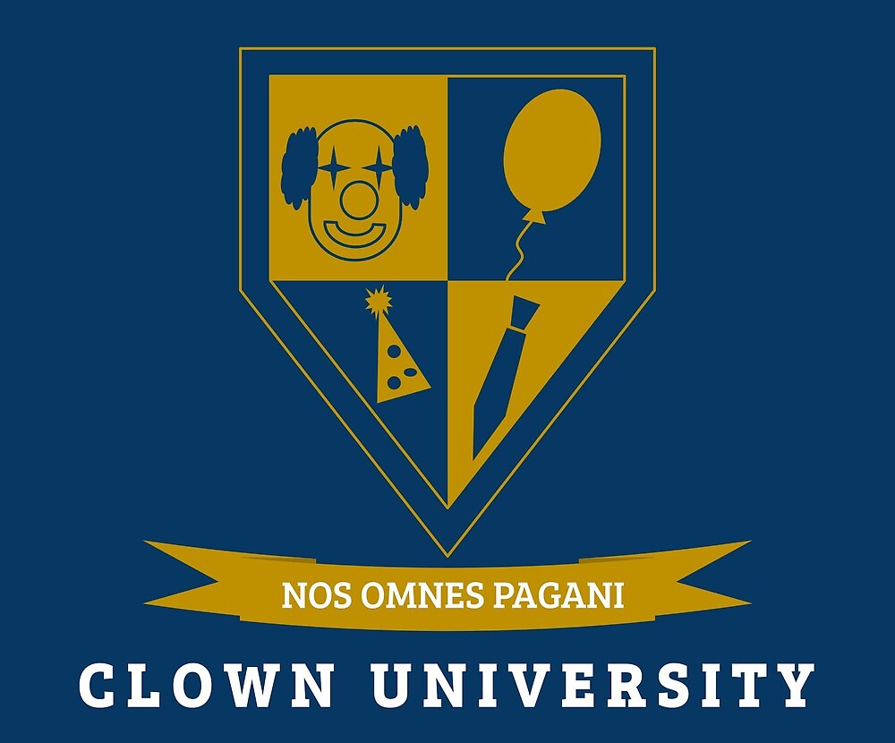 "Clown University Logo" by ClownUniversity | Redbubble