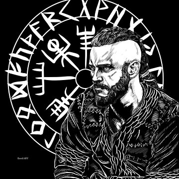 "RAGNAR" Sticker for Sale by IlandiART1504 | Redbubble