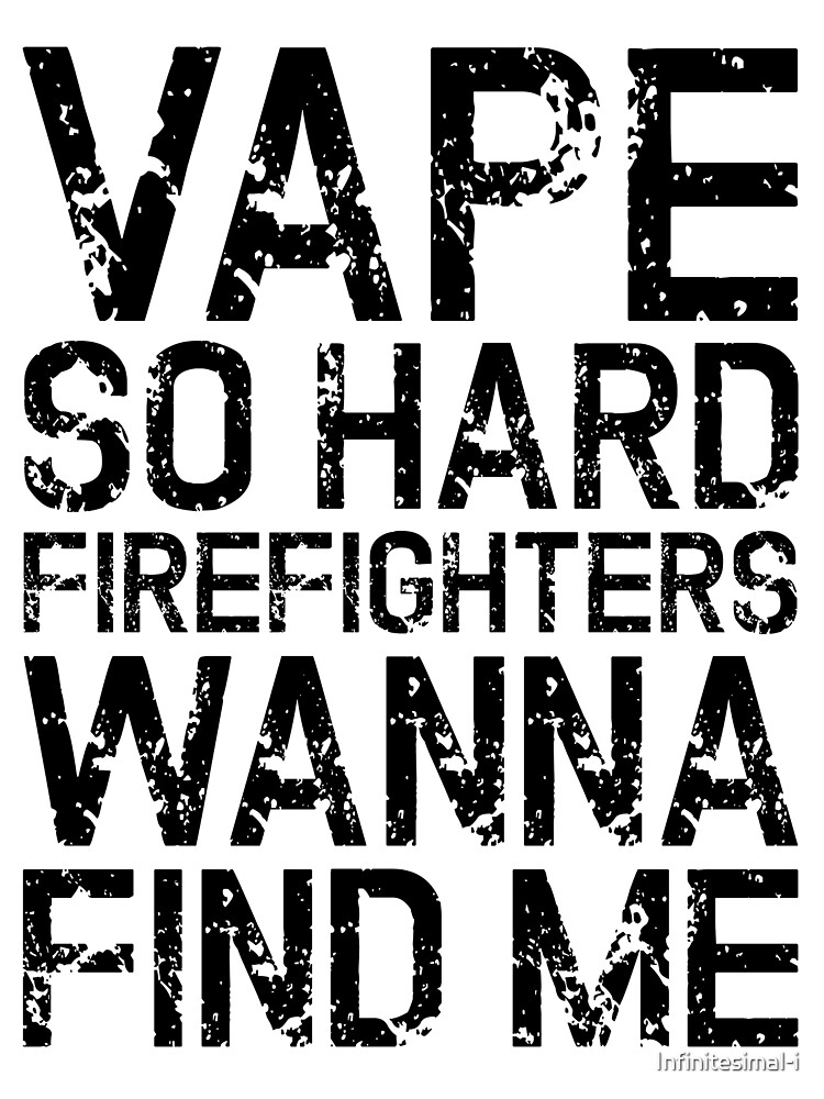 "Distressed Vape So Hard (Black Font)" by Infinitesimal-i | Redbubble