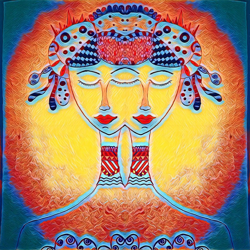 "CREATIVE TWINS PEACE. GOOD KARMA 1" by mister-john | Redbubble