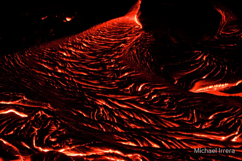 "Kilauea Volcano Lava Flow, Big Island, Hawaii" by Michael Irrera ...