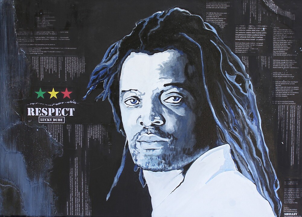 "Lucky Dube R.I.P." by ShelleyB | Redbubble