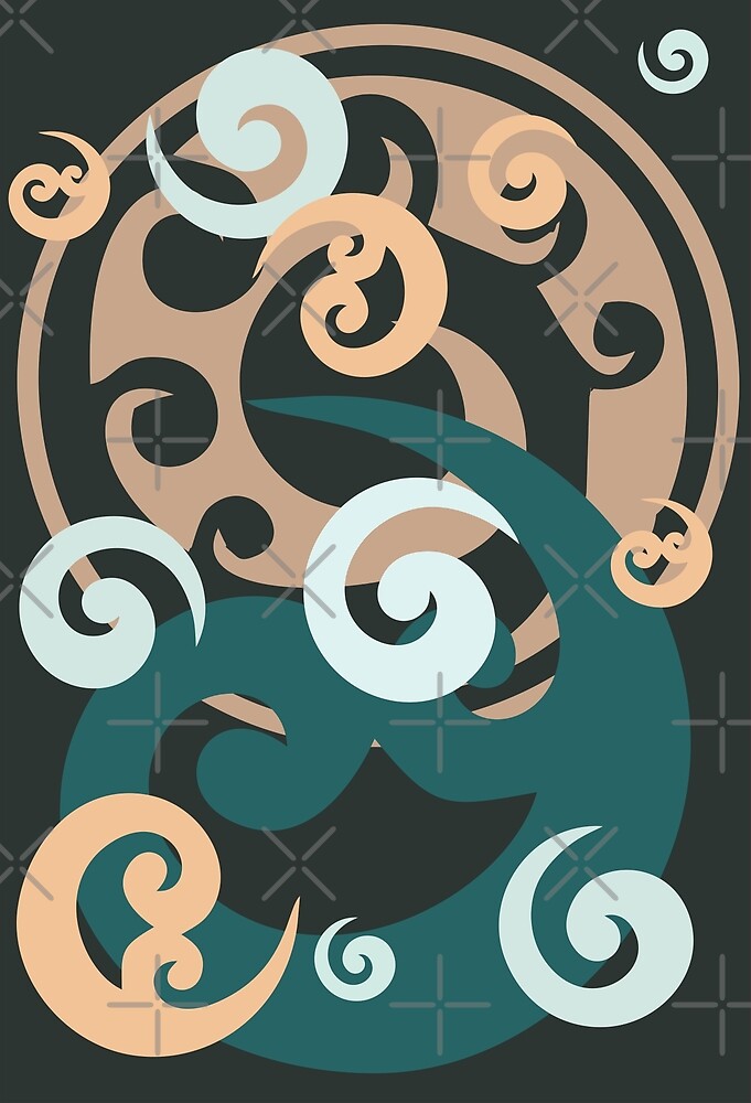 "Koru design, Grey" by Kiwidom | Redbubble