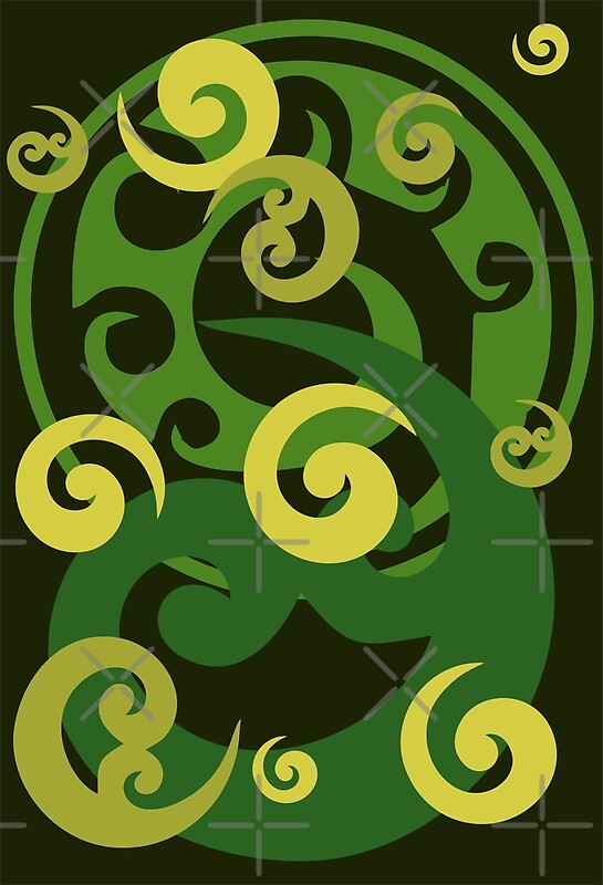 " Koru design, Green" by Kiwidom | Redbubble