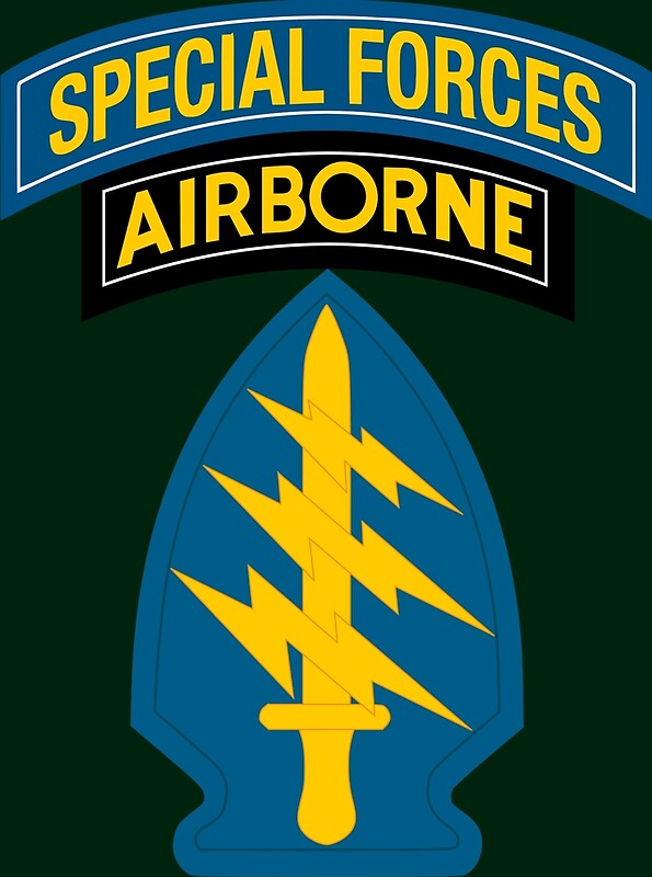 "Special Forces - United States Army (with SF tab)" by wordwidesymbols ...