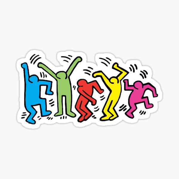 Keith Haring Stickers | Redbubble