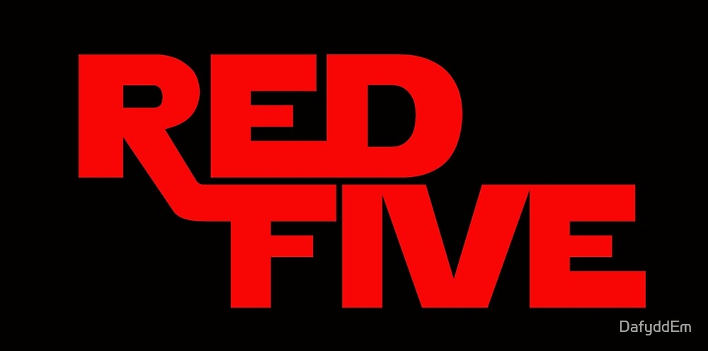 "Red Five" by DafyddEm | Redbubble