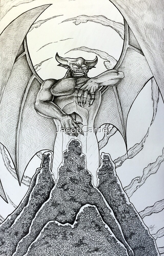 "Chernabog in Night on Bald Mountain" by JacobCarder | Redbubble