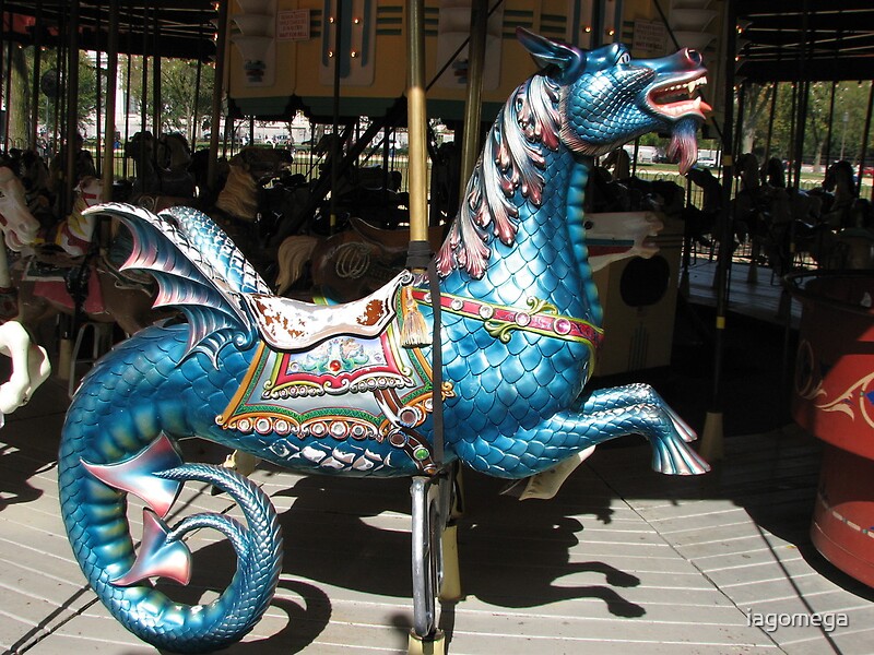 "Carousel Dragon" by iagomega | Redbubble
