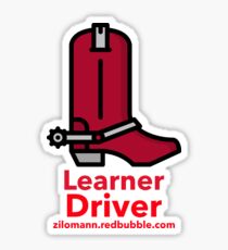Learner Driver Stickers | Redbubble