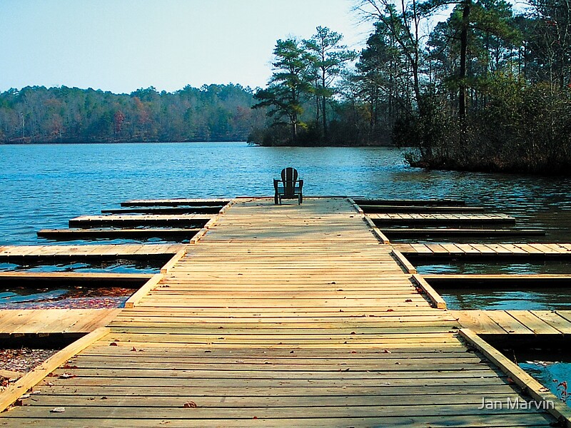"End of Pier" by Jan Marvin | Redbubble