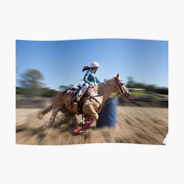 Barrel Racing Posters | Redbubble