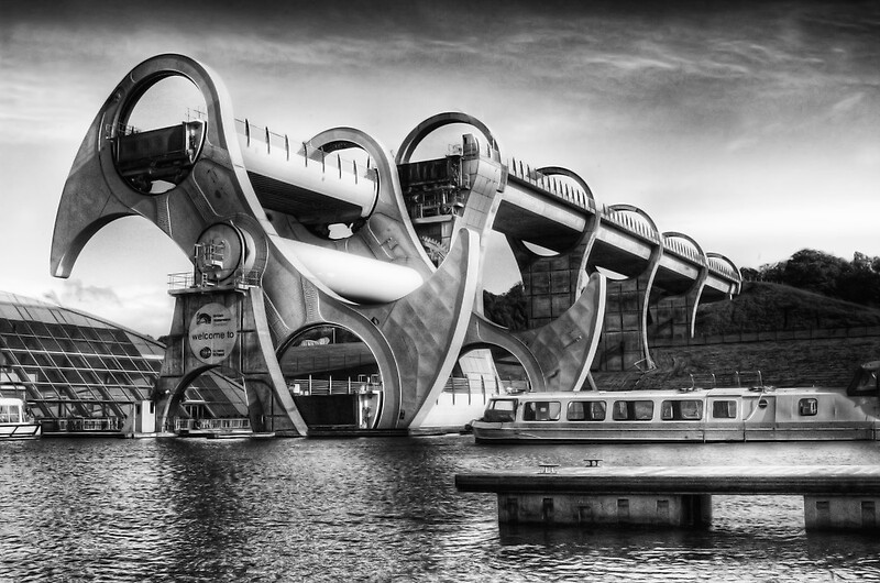 "The Falkirk Wheel" by Don Lumsden | Redbubble