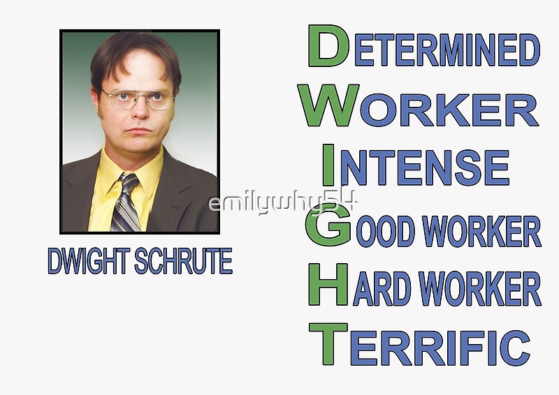 Dwight Schrute: Posters | Redbubble