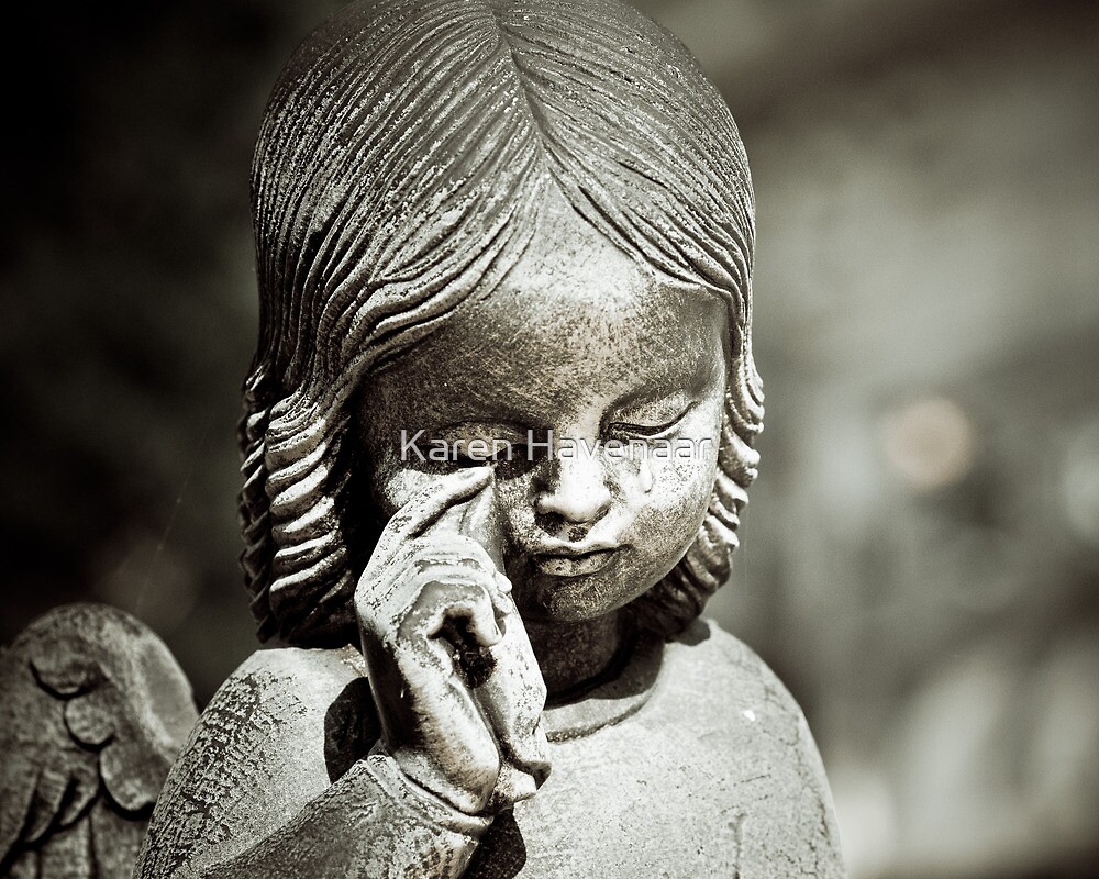 "Crying Angel" by Karen Havenaar | Redbubble