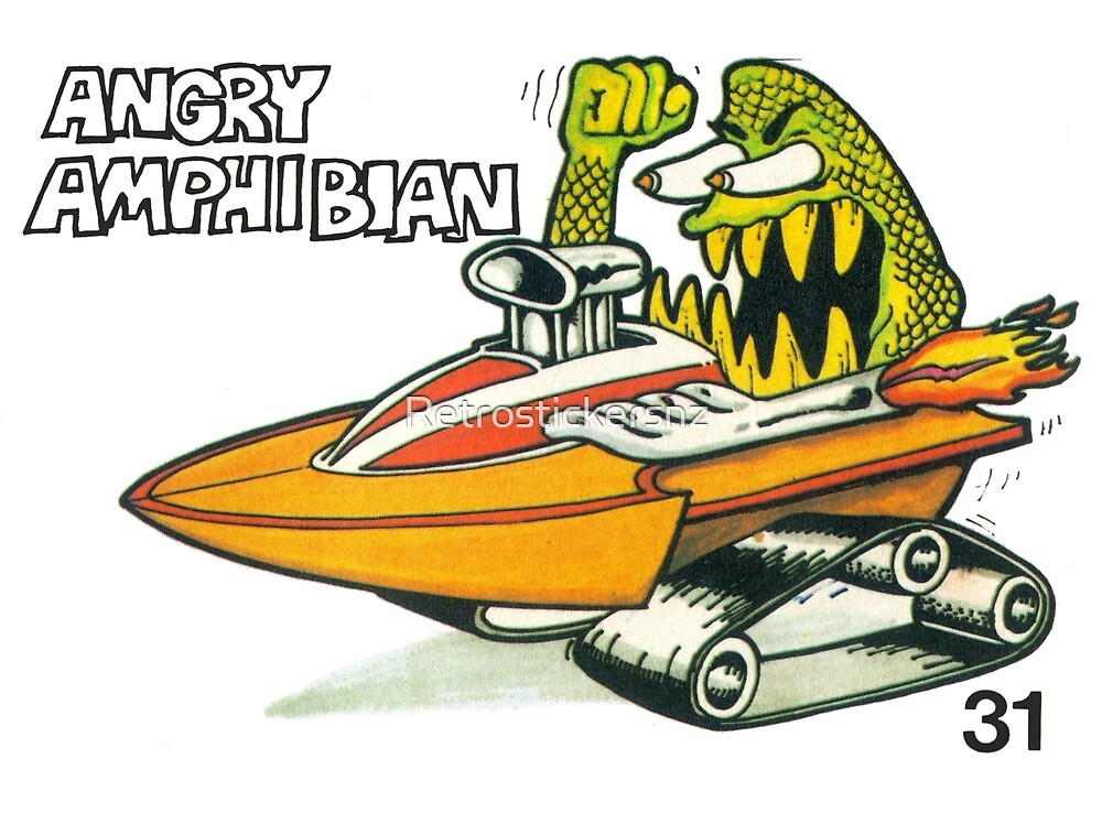 "Angry Amphibian #31 Mad Hot Rods, Allen's & Regina, New Zealand" by ...