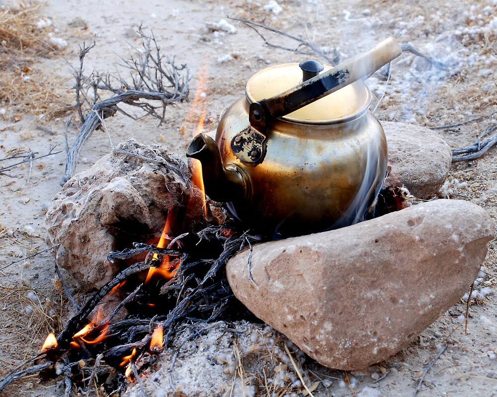 "Brewing tea in nature, Iran" by mojgan | Redbubble
