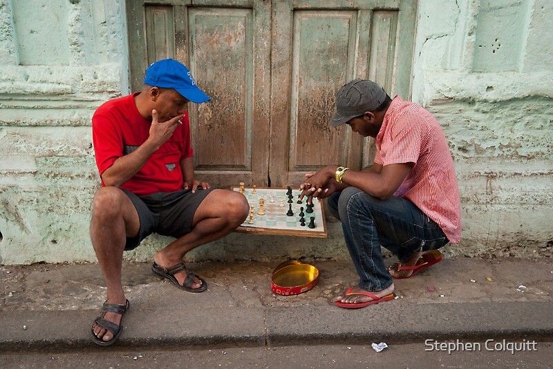 "Cuban chess" by Stephen Colquitt | Redbubble