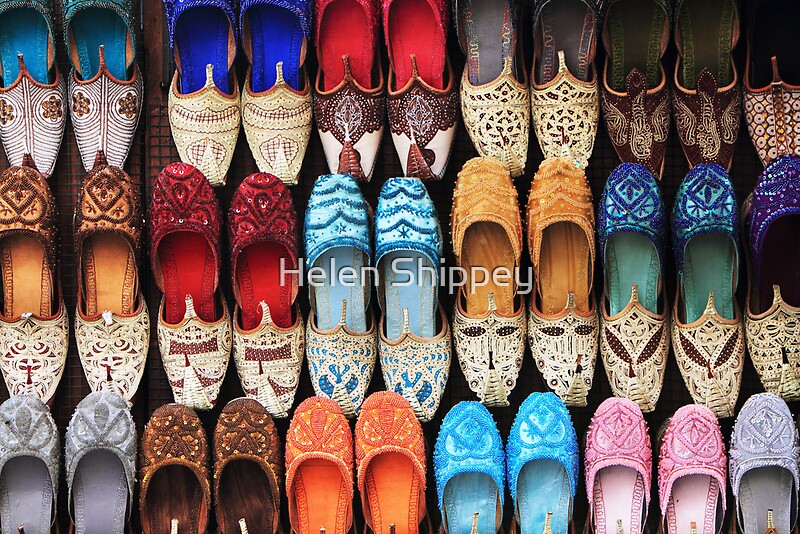 "Ladies Arabic Shoes" by Helen Shippey | Redbubble