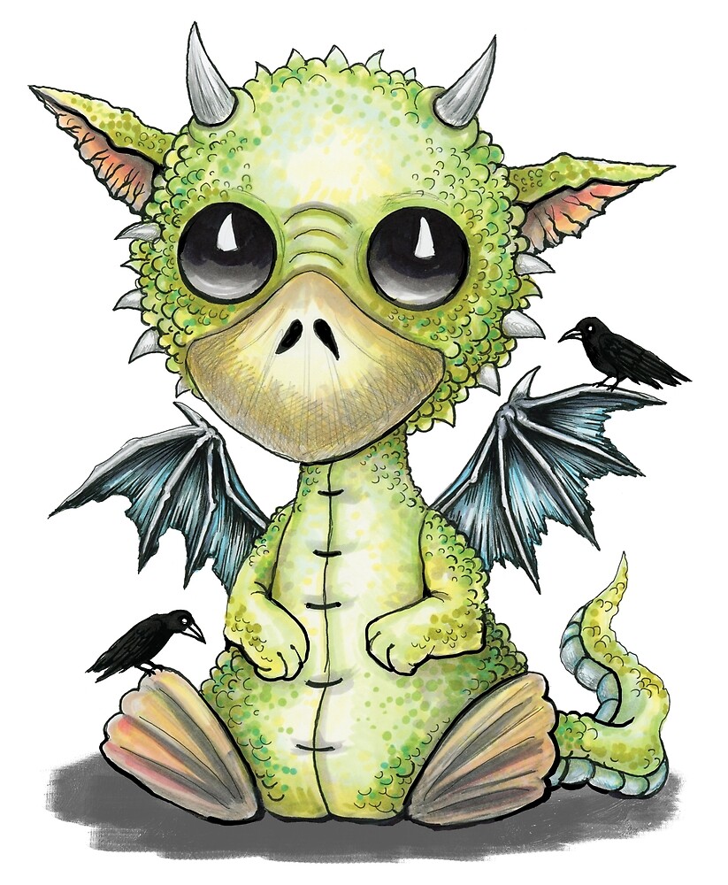 "Cute Dragon Ducky" by DianaLevinArt | Redbubble