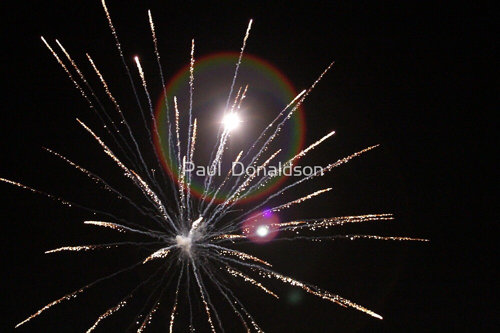 "Fireworks light flare" by Paul Donaldson | Redbubble