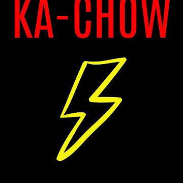 "Ka-Chow" Sticker for Sale by luisp96 | Redbubble