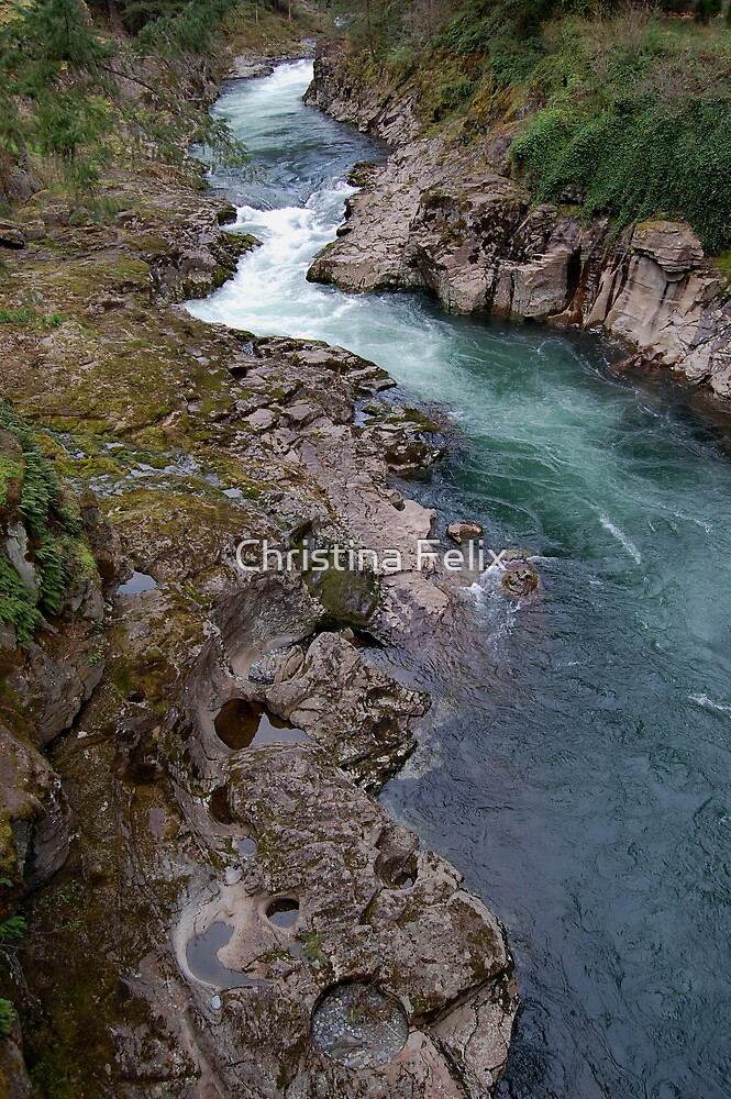 "East fork Lewis River view from NE Hantwick Road bridge" by Christina ...