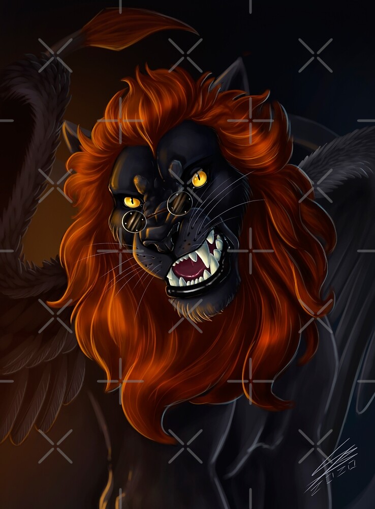 "Lion Demon" by nubilum93 | Redbubble
