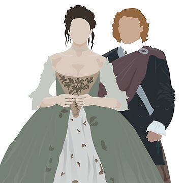 "Outlander - Jamie and Claire Fraser's wedding" Stickerundefined by ...