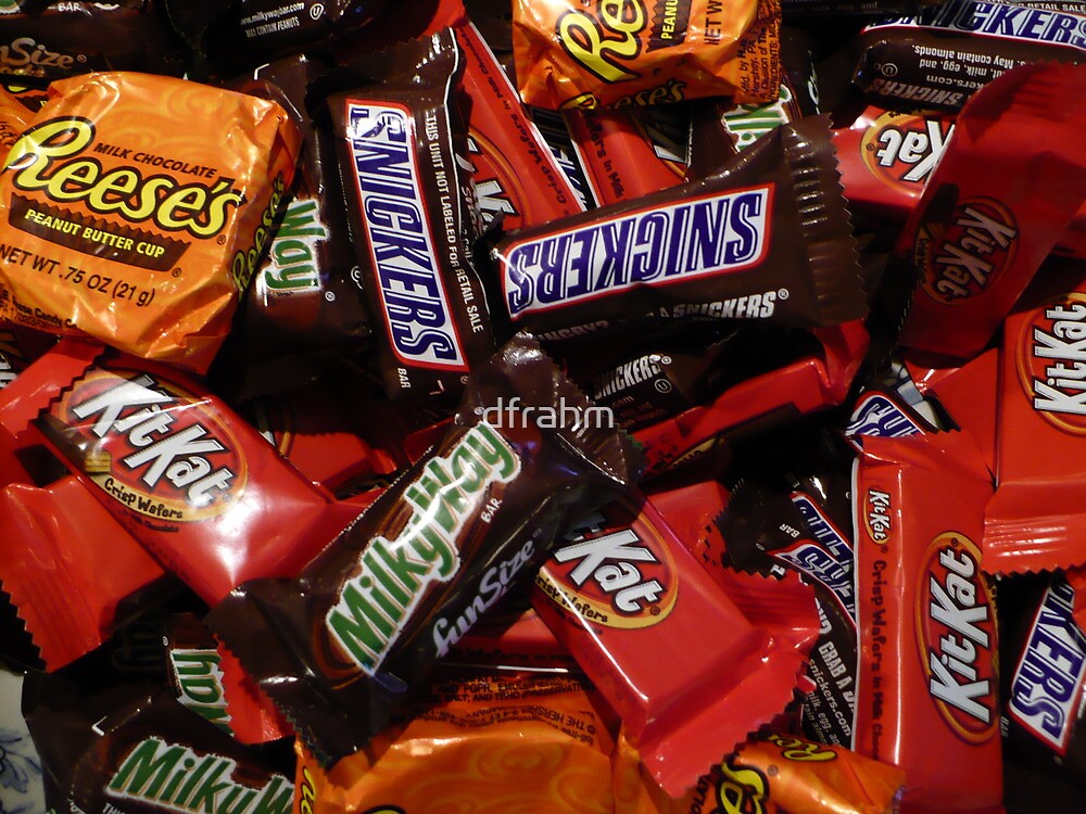 ""Candy Bar Pile"" by dfrahm | Redbubble