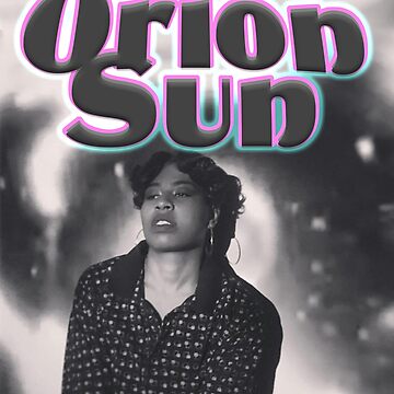 "Orion Sun Graphic Merch Print" Sticker for Sale by fancynancypart1 ...