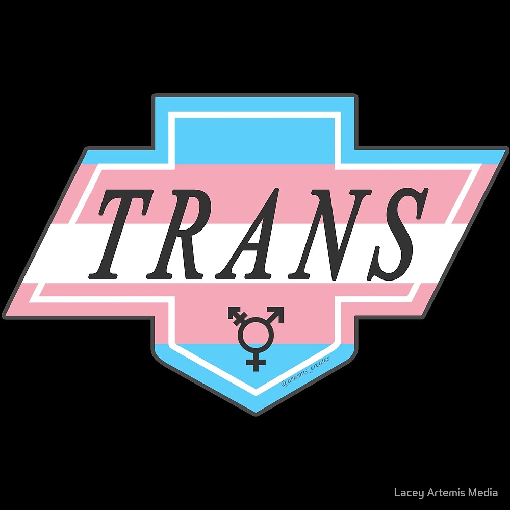 "Transgender (Identity Badge)" by artemiscreates | Redbubble