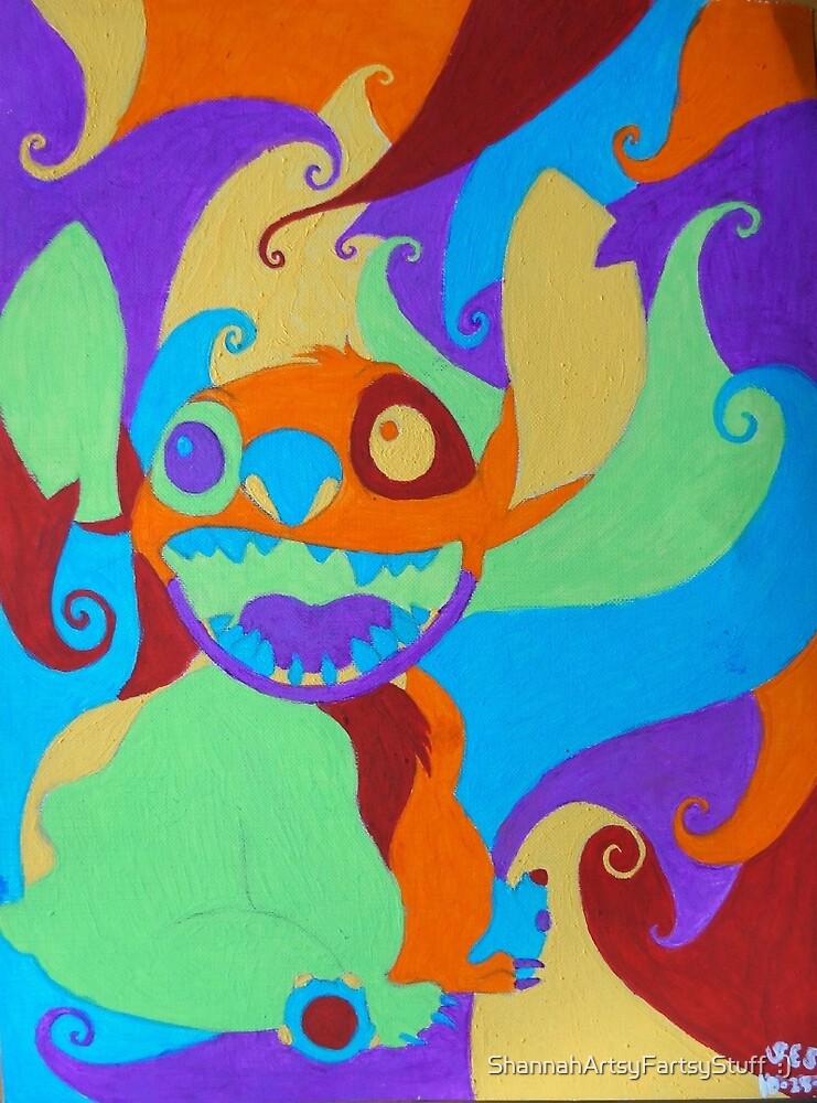 "Psychedelic Stitch, Man" by ShannahArtsyFartsyStuff :) | Redbubble
