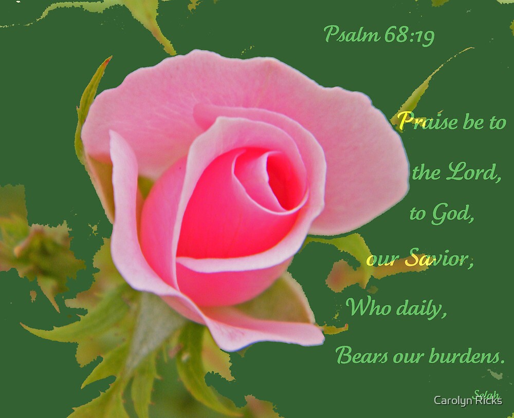 "Psalm 68:19" by WeeZie | Redbubble