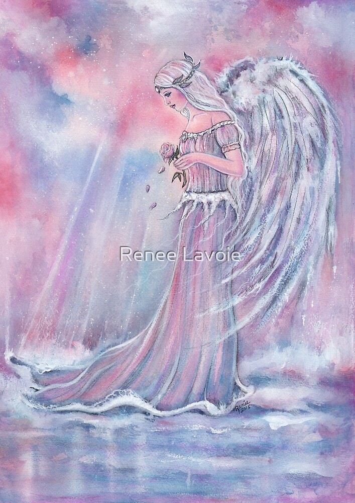 "Manakel angel art by Renee Lavoie" by Renee Lavoie | Redbubble