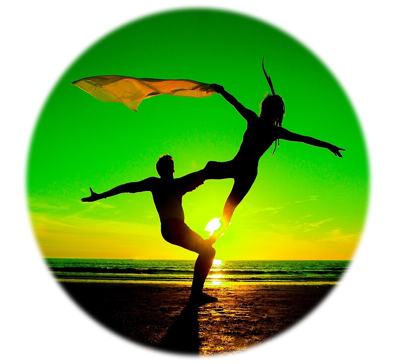 "Acro Sunset Silhouette " by SadSacDesigns | Redbubble