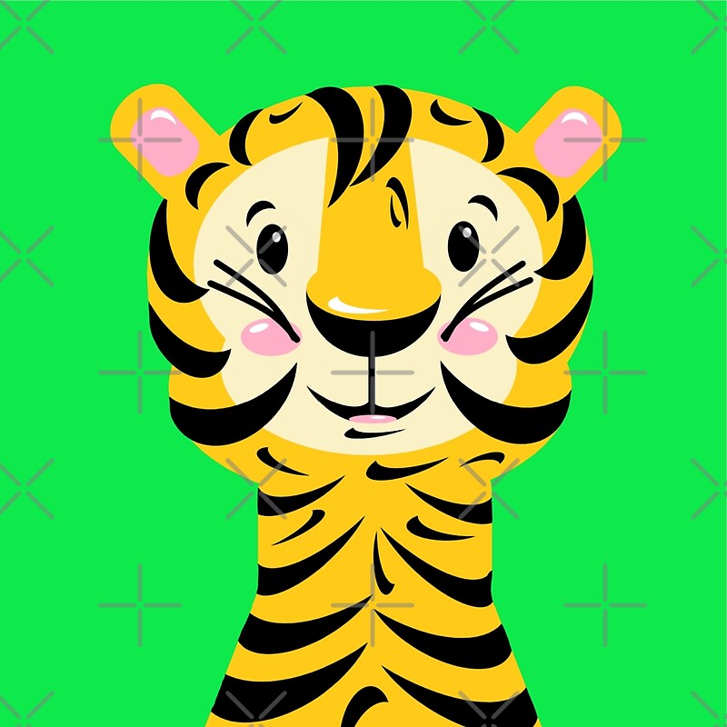 "Tilly the Tiger" by BrambleBox | Redbubble