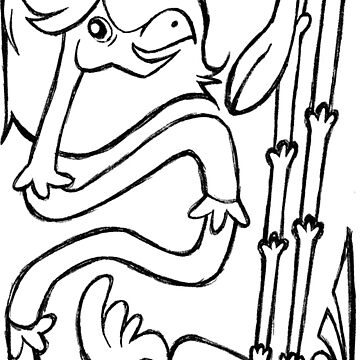 "Chickeraffe - Black" Art Board Print for Sale by candydawg | Redbubble