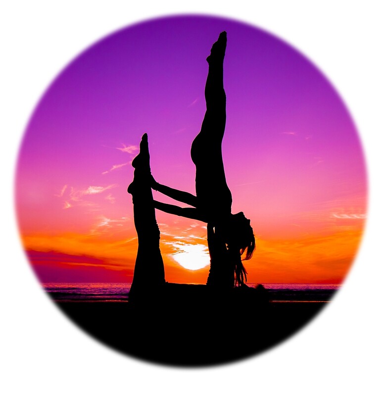 "Acro Sunset Silhouette " by SadSacDesigns | Redbubble
