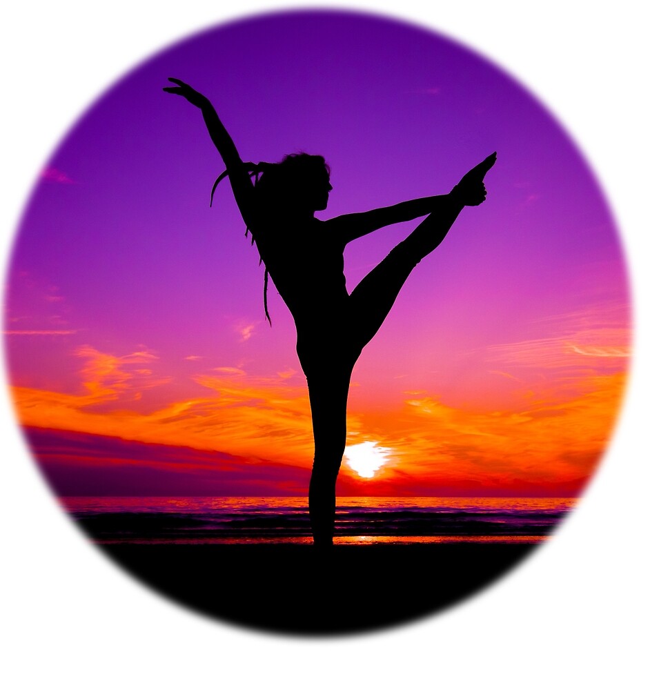 "Acro Sunset Silhouette " by SadSacDesigns | Redbubble