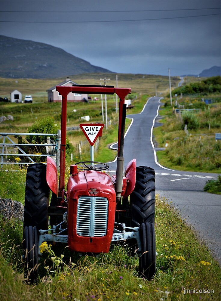 "Single Tractor" by jmnicolson | Redbubble