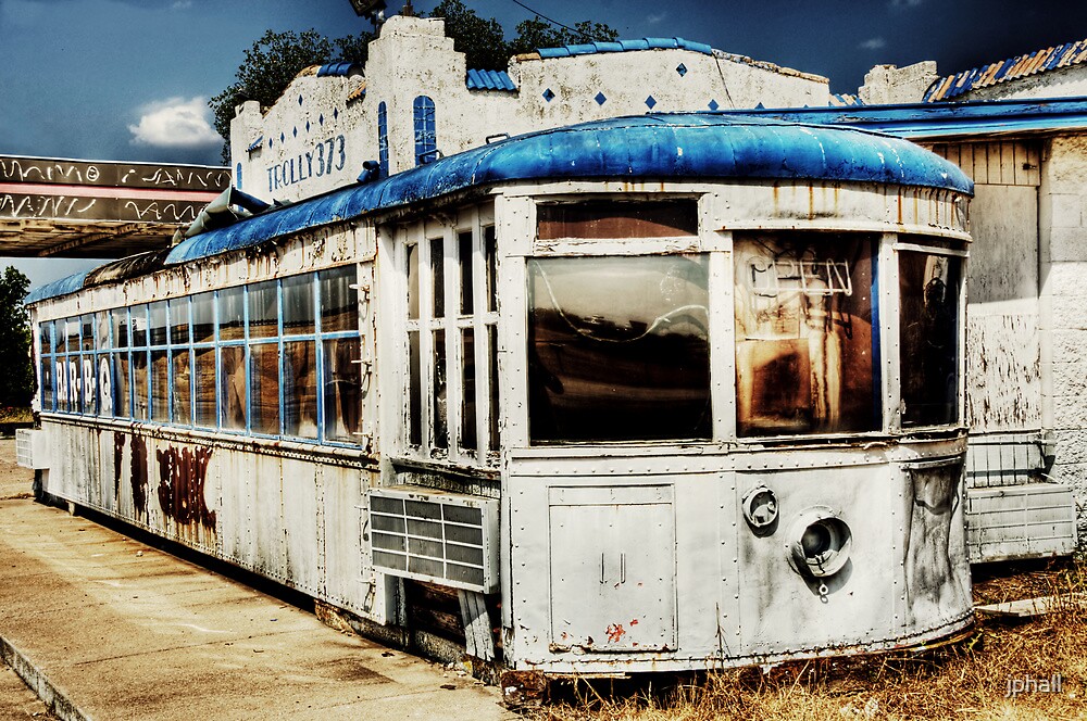"Trolley 373 Diner - West Texas" by jphall | Redbubble
