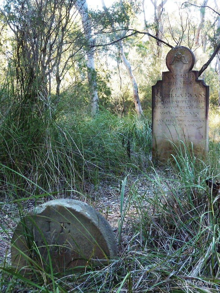 "Castlereagh Cemetery, Isabella Evans " by DashTravels | Redbubble