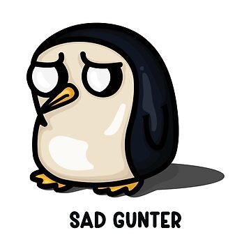 "Sad Gunter" Sticker for Sale by TswizzleEG | Redbubble