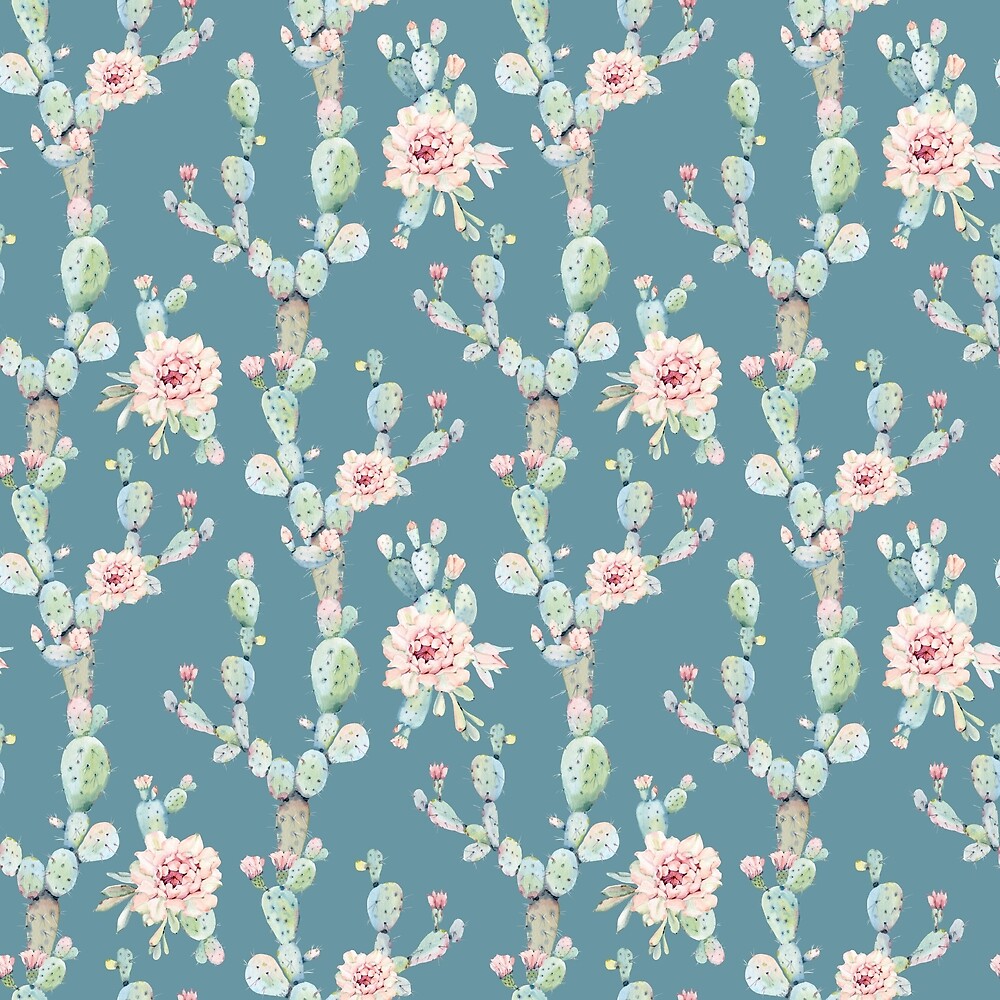 "Cactus Flowers Design" by hatimelhag | Redbubble